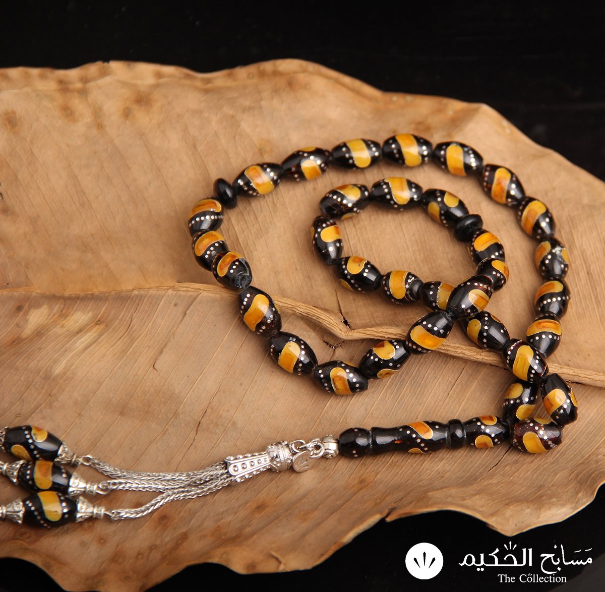 Metallic Yusr Rosary – The Collection Hasan Hakim